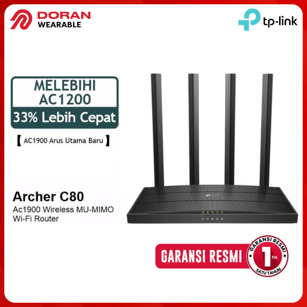 Jual TP-Link TPLink TP Link Archer C80 AC1900 Wireless MU-MIMO Wi-Fi ...