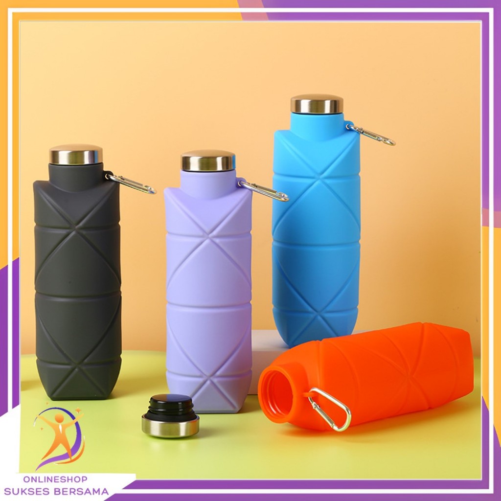 Jual OSB Botol Air Minum Lipat 700ml Silikon Bebas BPA Tempat Minuman ...