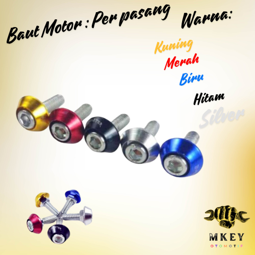 Jual Baut Motor Ukuran R Universal Standar Original | Shopee Indonesia