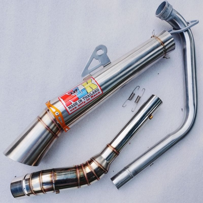 Jual Stainles open pipe NlK 1 set for tmx 125/155 motoposh 125/150 ...