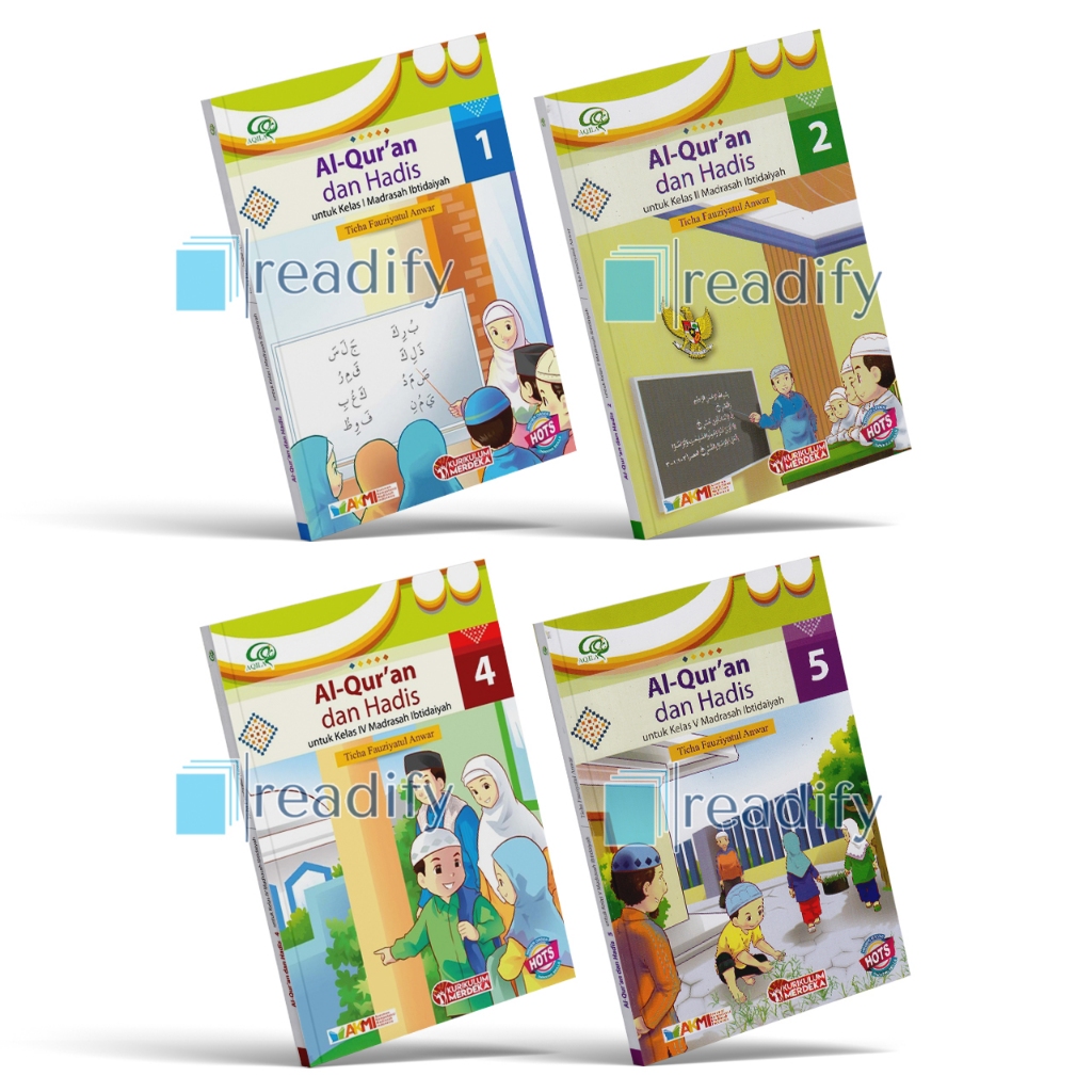 Jual Aqila Al-Qur'an dan Hadis Kelas 1 2 4 5 MI Tiga Serangkai Kurikulum Merdeka Revisi Terbaru ...