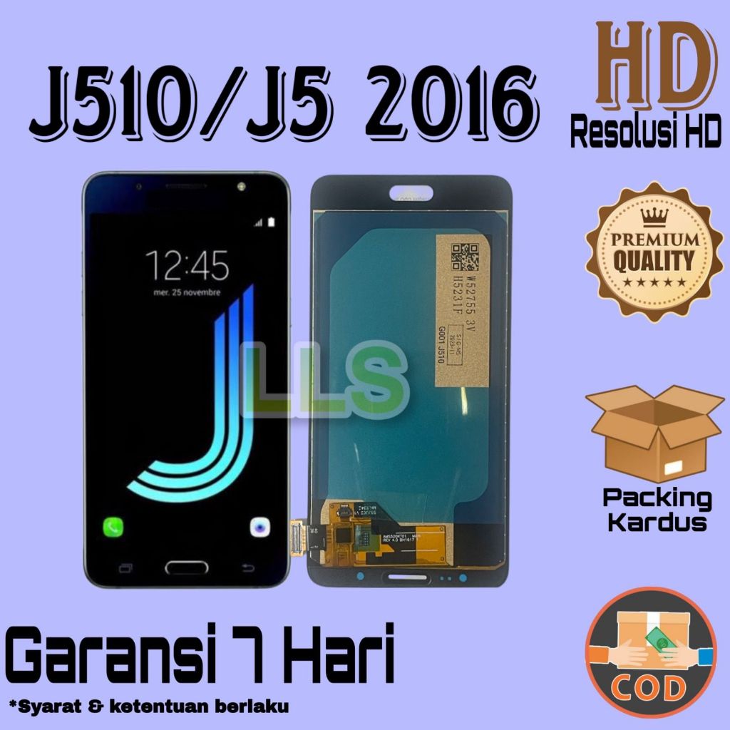 Jual Lcd Touchscreen Samsung J5 2016 J510 Fullset Terlaris New | Shopee Indonesia