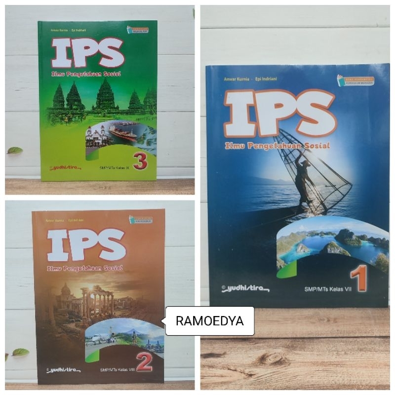 Jual Buku Original IPS SMP/MTs kelas 7,8,9 Kurikulum Merdeka Yudhistira ...
