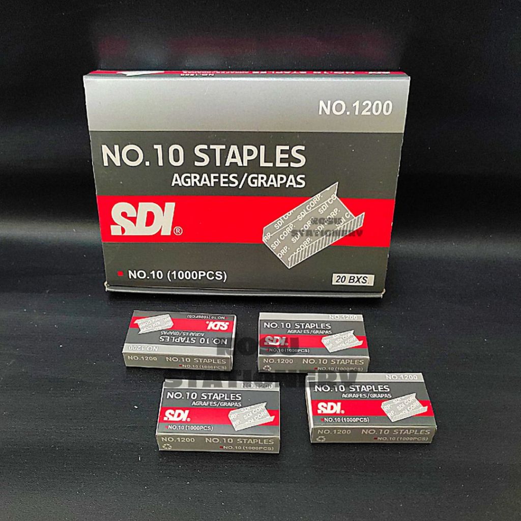 Jual ISI STAPLES / ISI STAPLER / REFILL STAPLES KECIL SDI NO. 10 | Shopee Indonesia