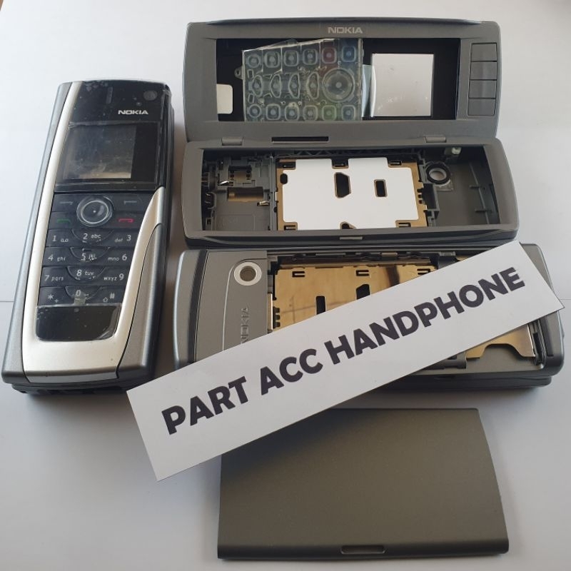 Jual casing nokia 9500 abu silver | Shopee Indonesia