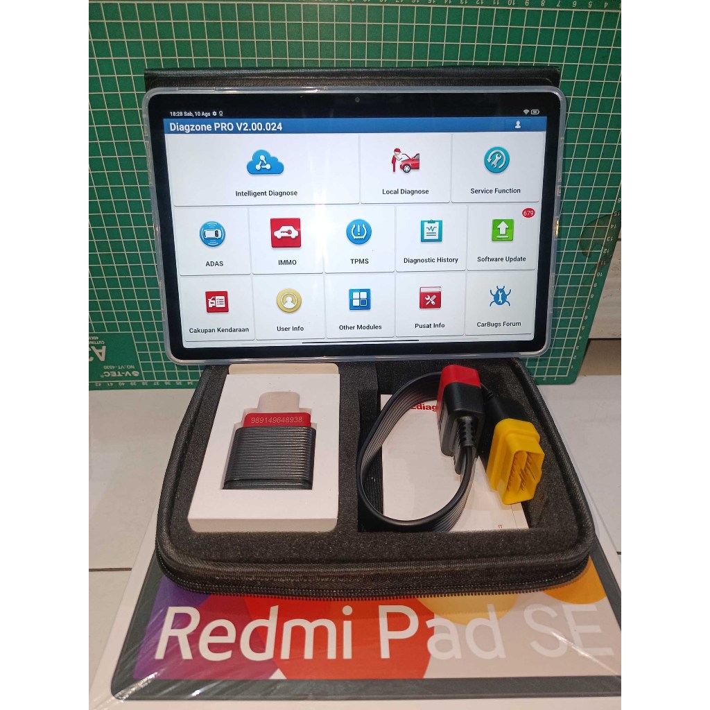 Jual Original Scanner Scan OBD2 Obd II Thinkdiag Mini Software Diagzone ...