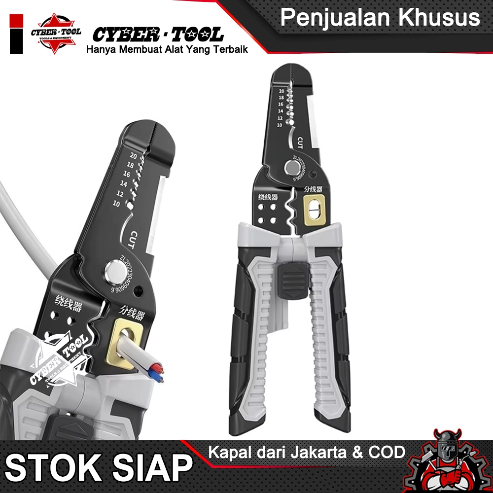 Jual 10in1 Tang Tukang Listrik Multifungsi Tangan Pemotong Kabel ...