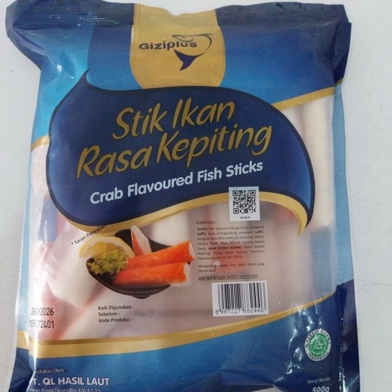 Jual crab stick gizi plus 500g | Shopee Indonesia