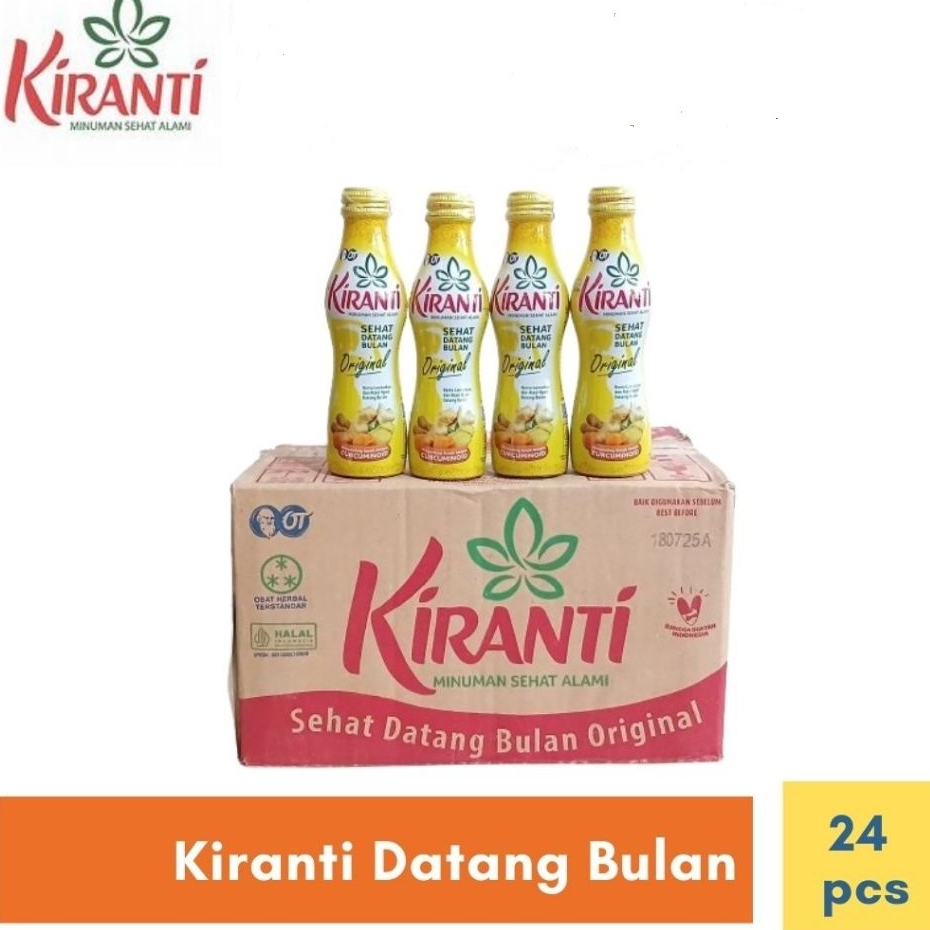 Jual Kiranti Sehat Datang Bulan Original Botol 150ml 24 Botol | Shopee ...