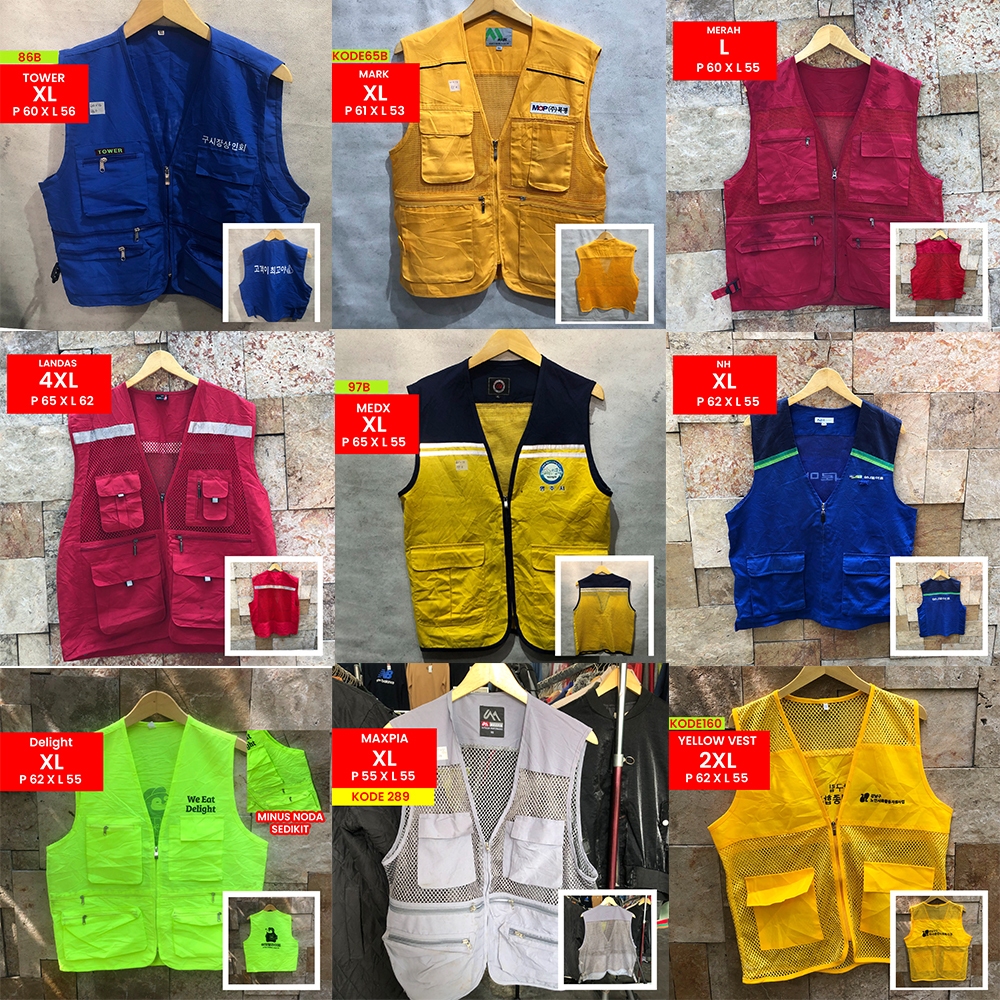 Jual ROMPI VEST TACTICAL PROYEK PARKIR PRIA LAKI LAKI DEWASA | Shopee ...