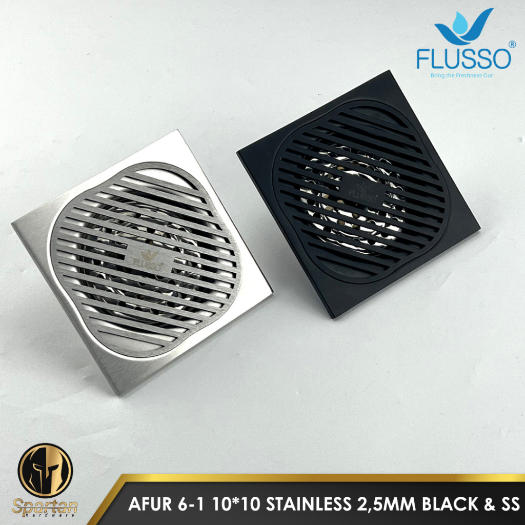 Jual Flusso Floor Drain Afur Lantai Saringan Got Kamar Mandi Stainless ...