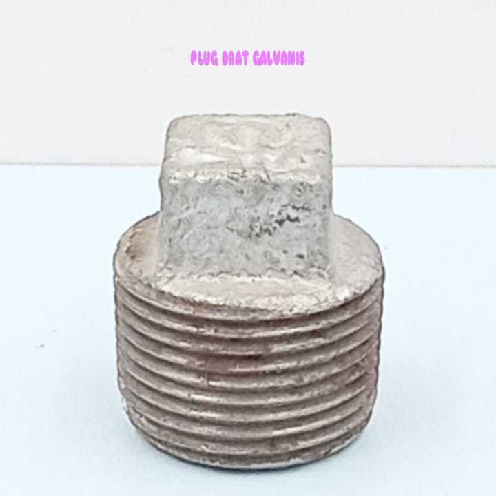 Jual PLUG BESI GALVANIS BRAND 1/2 3/4 1 INCHI | Shopee Indonesia
