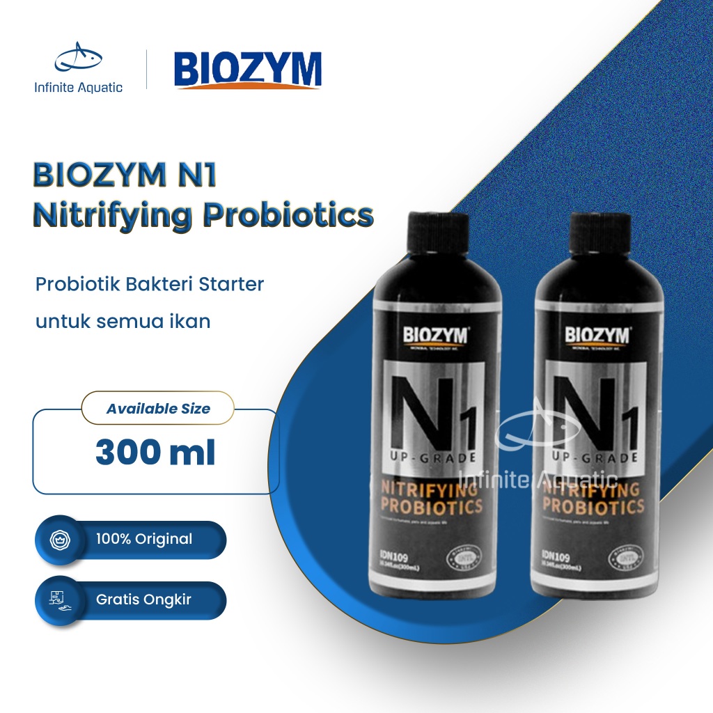 Jual Biozym N1 Probiotic & Nitrifying Bacteria 300 ml Probiotik Bakteri ...