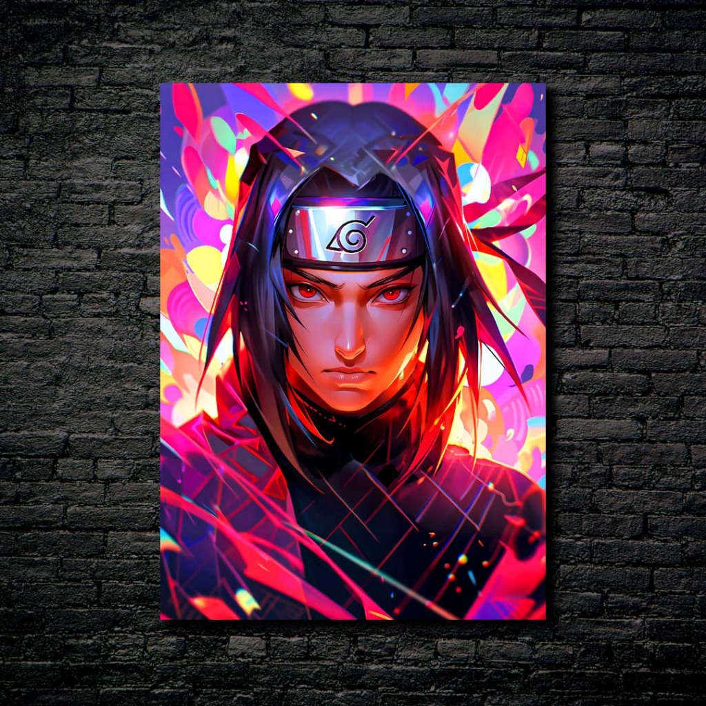 Jual ITACHI UCHIHA FULLCOLOR Metal Print Art | Metal Photo Print | High ...
