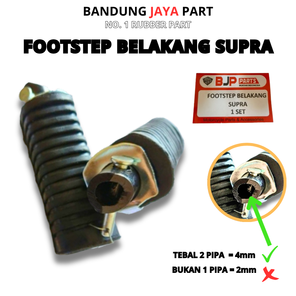 Jual FOOTSTEP BELAKANG SUPRA 1 Set High Quality | Shopee Indonesia
