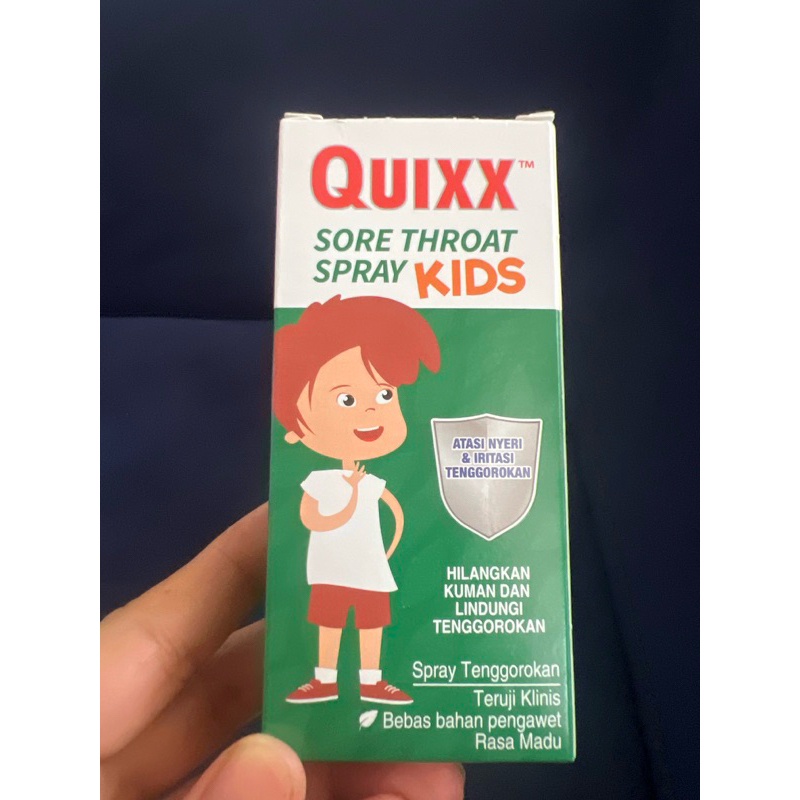 Jual Quixx Sore Throat Spray Kids 20ml | Shopee Indonesia