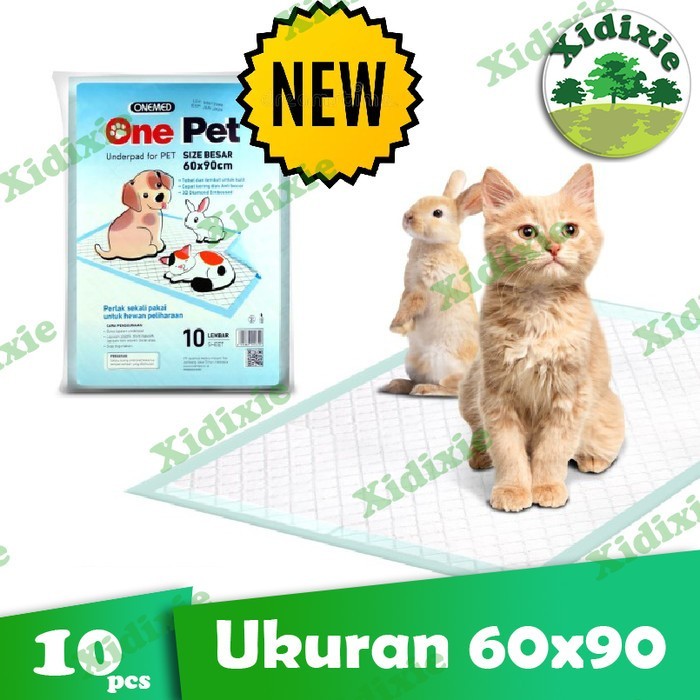 Jual Onepet Underpad XL 60x90 khusus Dus isi 10 pack alas kandang alas pipis hewan | Shopee ...