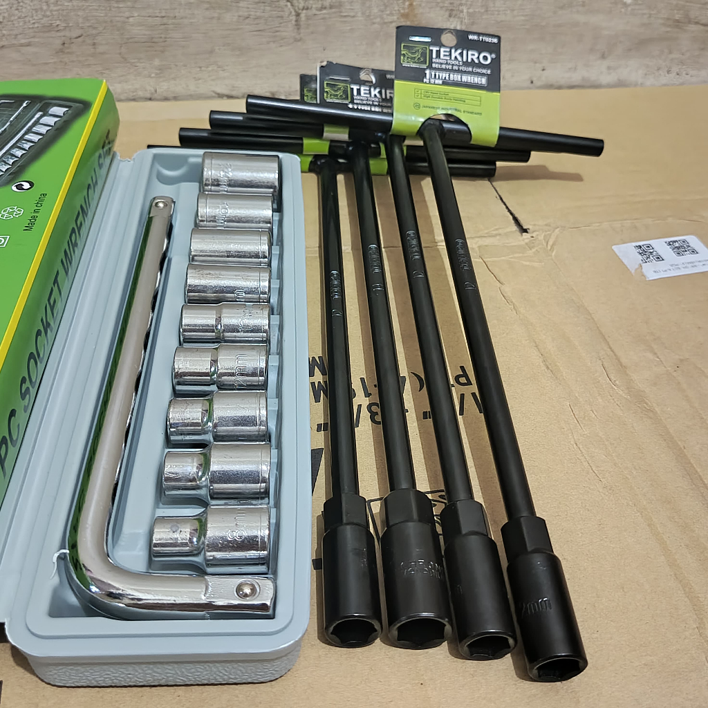 Jual TEKIRO Kunci T 4pcs 8-10-12-14mm + Kunci Shock Sok Set 10pcs 8 ...