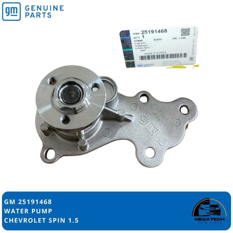 Jual WATER PUMP CHEVROLET SPIN 1.5 ORIGINAL GM 25191468 | Shopee Indonesia