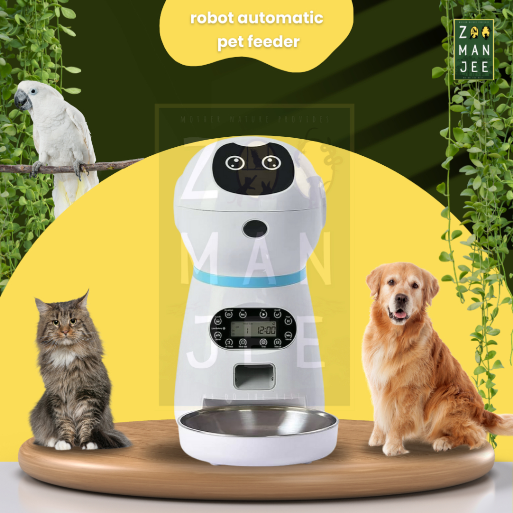 Jual ROBOT AUTOMATIC PET FEEDER-zoomanjee | Shopee Indonesia