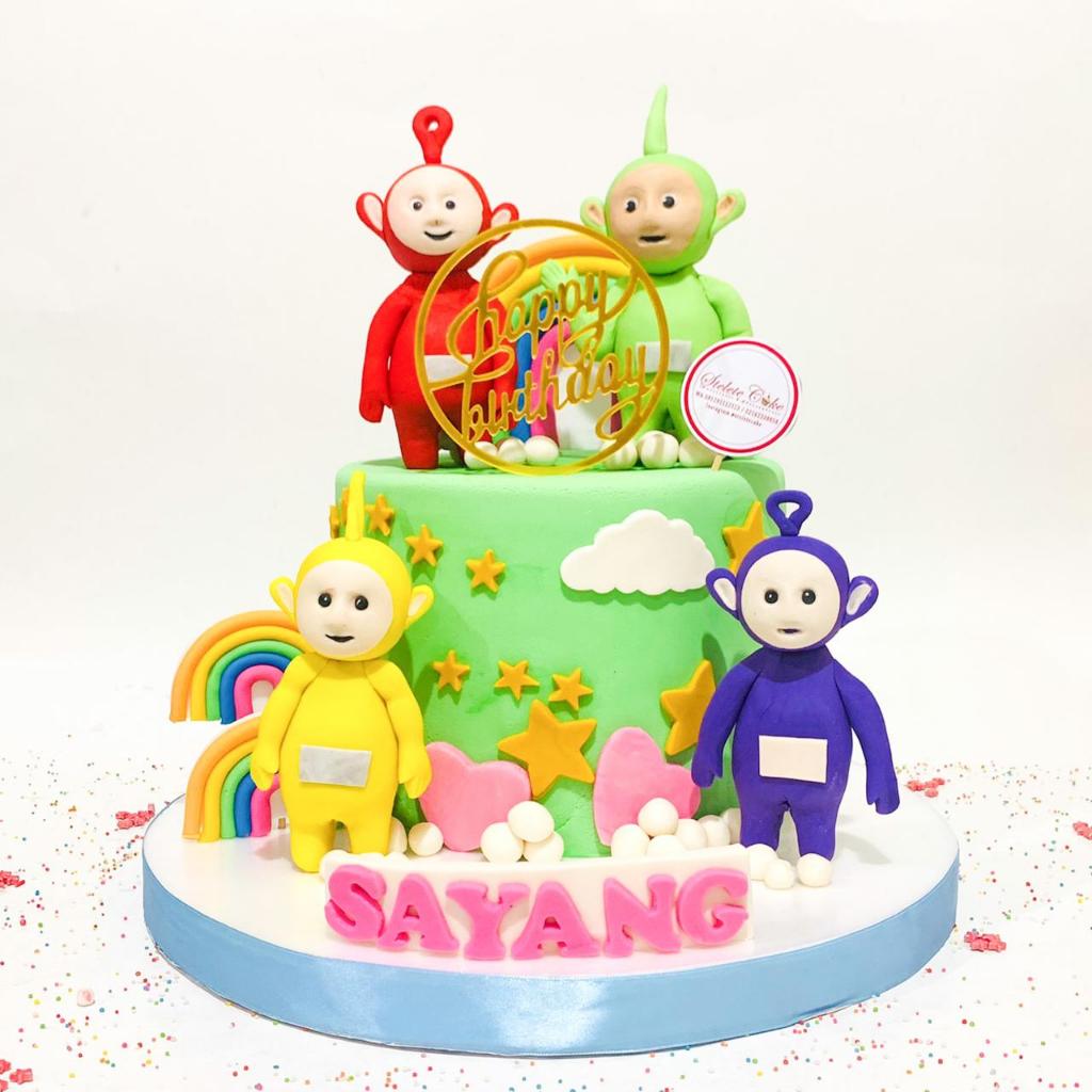 Jual Kue Ulang Tahun/Birthday Cake/Kue Ultah Tema Teletubbies/Kue ...