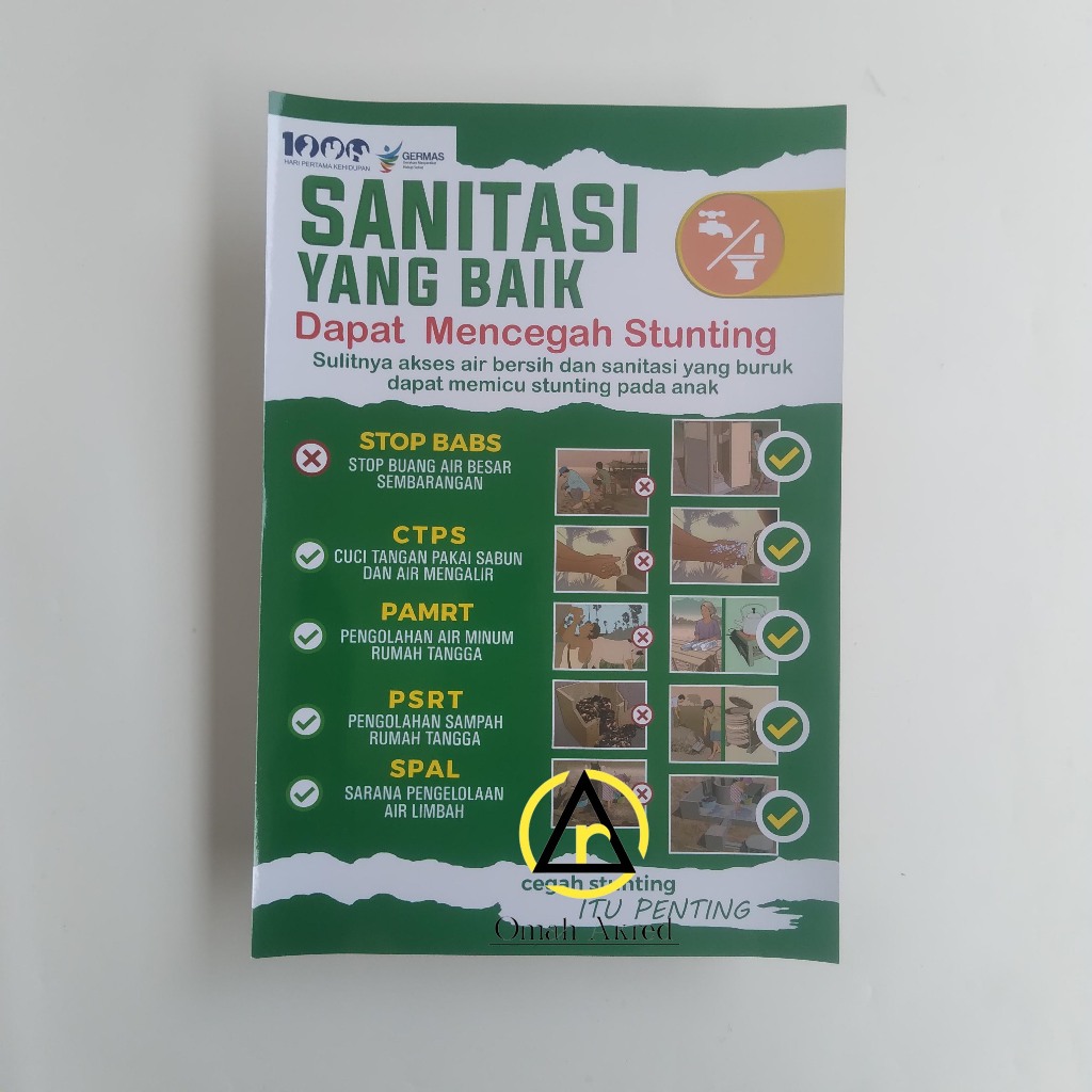 Jual Poster Sanitasi Yang Baik Mencegah Stunting - Cegah Stunting ...