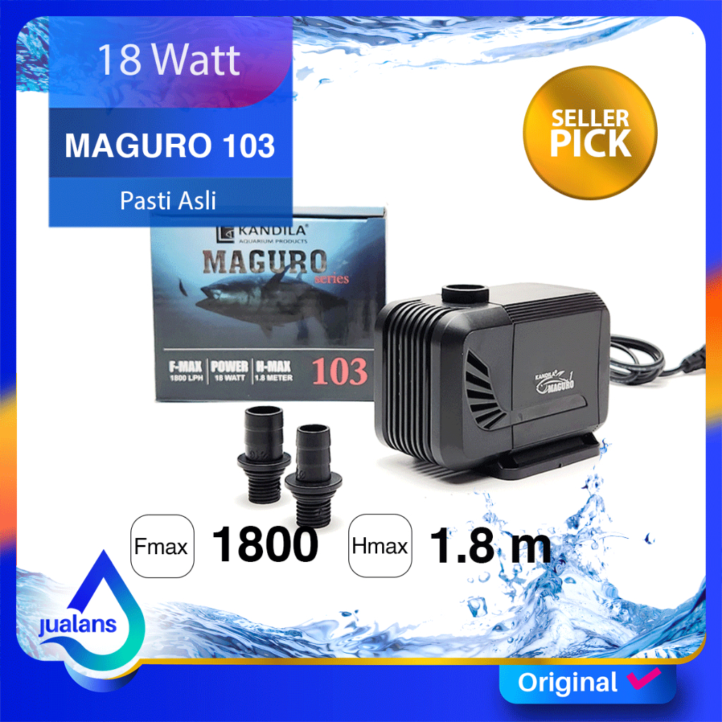 Jual Pompa Aquarium KANDILA MAGURO 103 Power Head Aquarium 1800 Lph ...