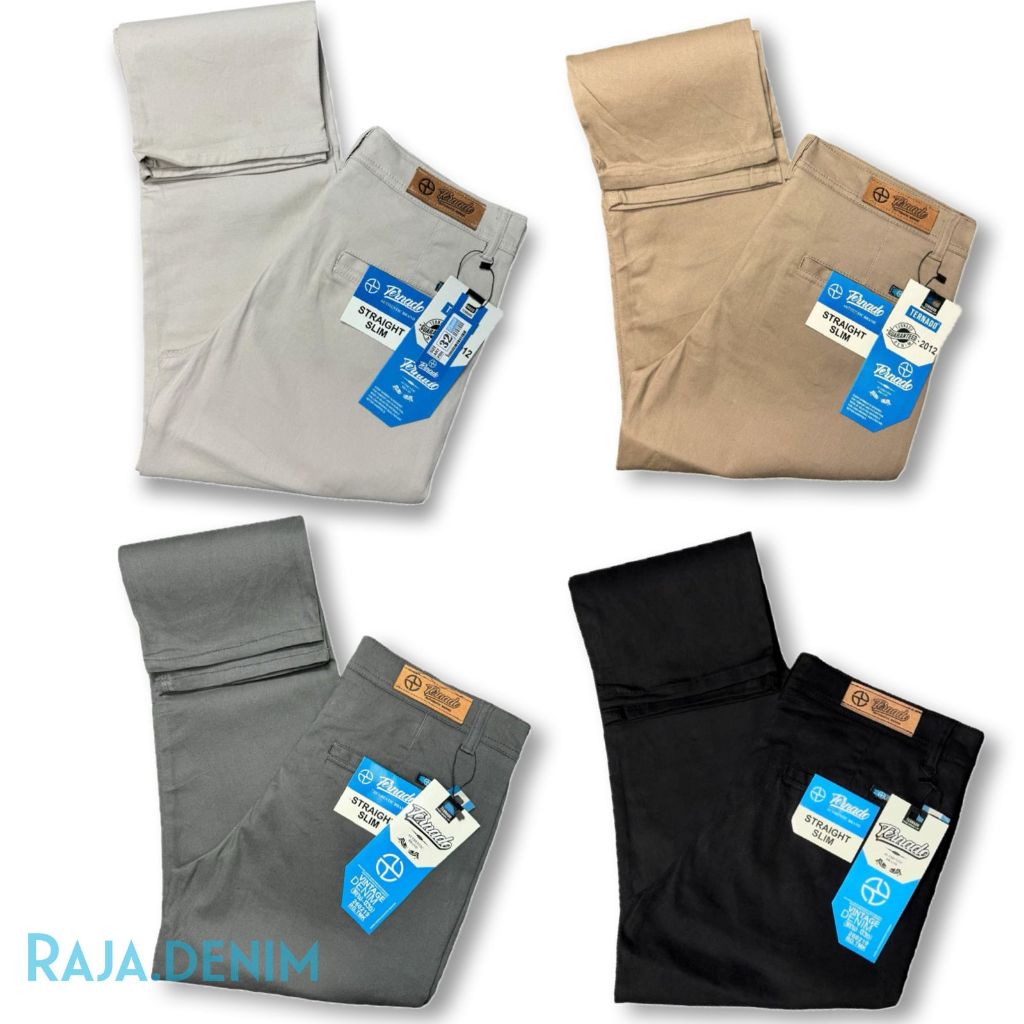 Jual Celana Chino Pria Panjang ptia Original RAJA.DENIM | Shopee Indonesia