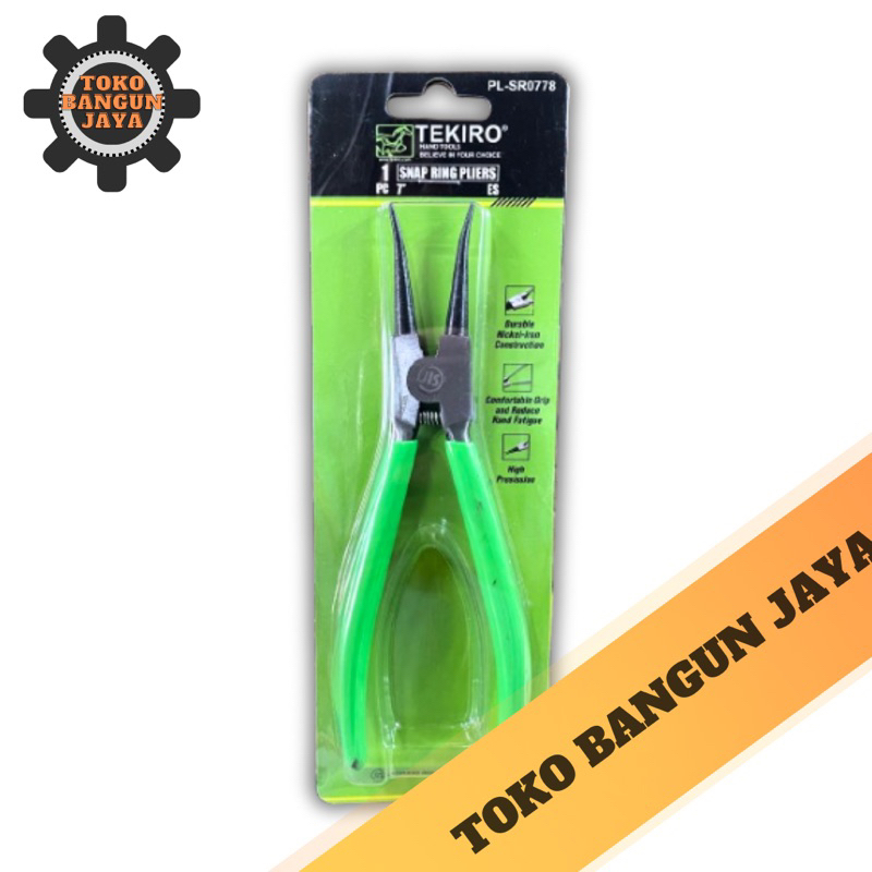 Jual TEKIRO TANG SNAP RING ES, EB, IS 7” / TEKIRO SNAP RING PLIERS ES ...