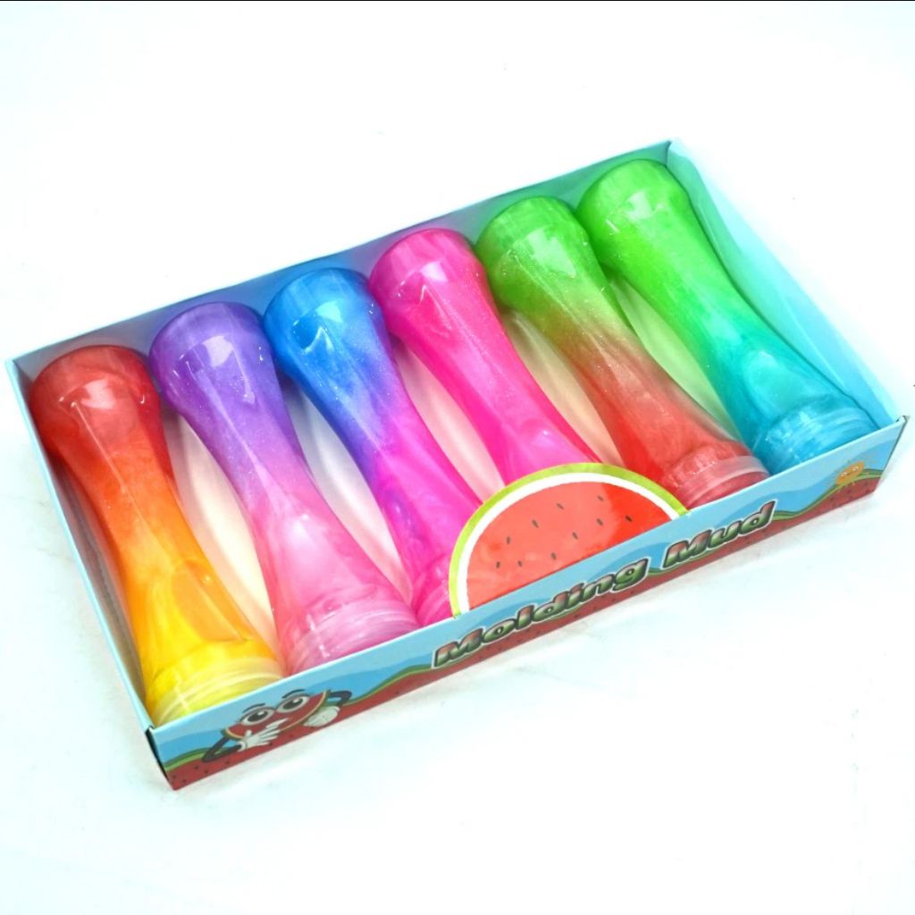 Jual Slime Pudding Galaxy Macaroon Tofu Mainan Anak Crystal Clear Mud Glitter Jelly JUMBO ...