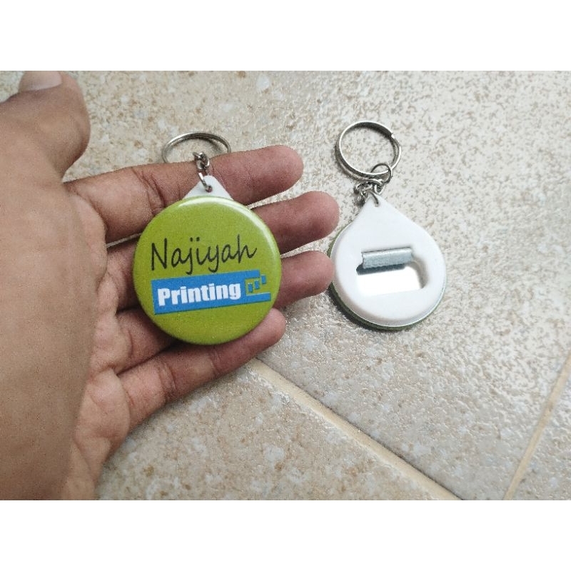 Jual gantungan kunci pin satuan model pembuka botol ukuran 44 mm ...
