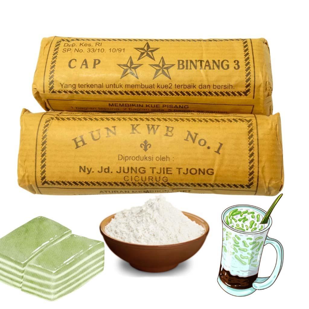 Jual Tepung Hun Kwe Cap tiga Bintang Asli 3 pcs | Shopee Indonesia