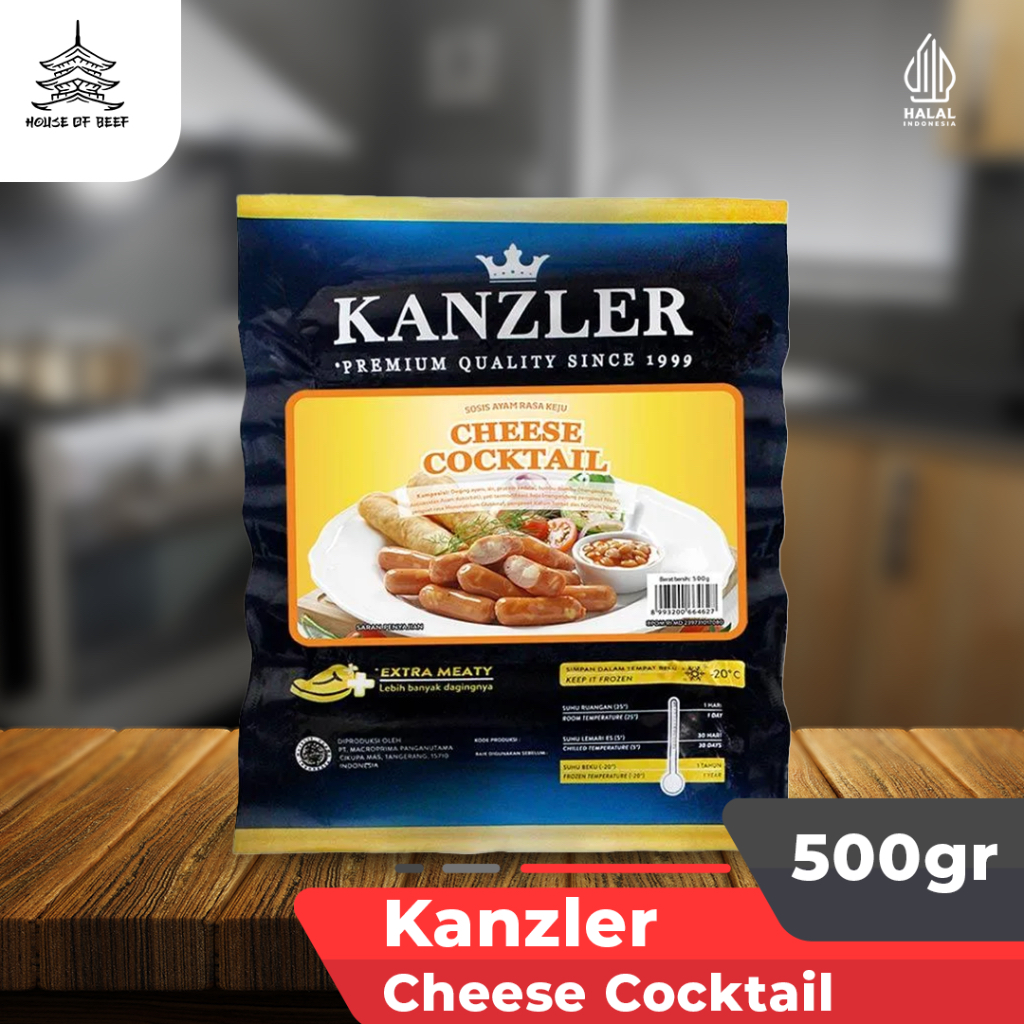 Jual KANZLER cheese cocktail 500 gram / Sosis Kanzler | Shopee Indonesia