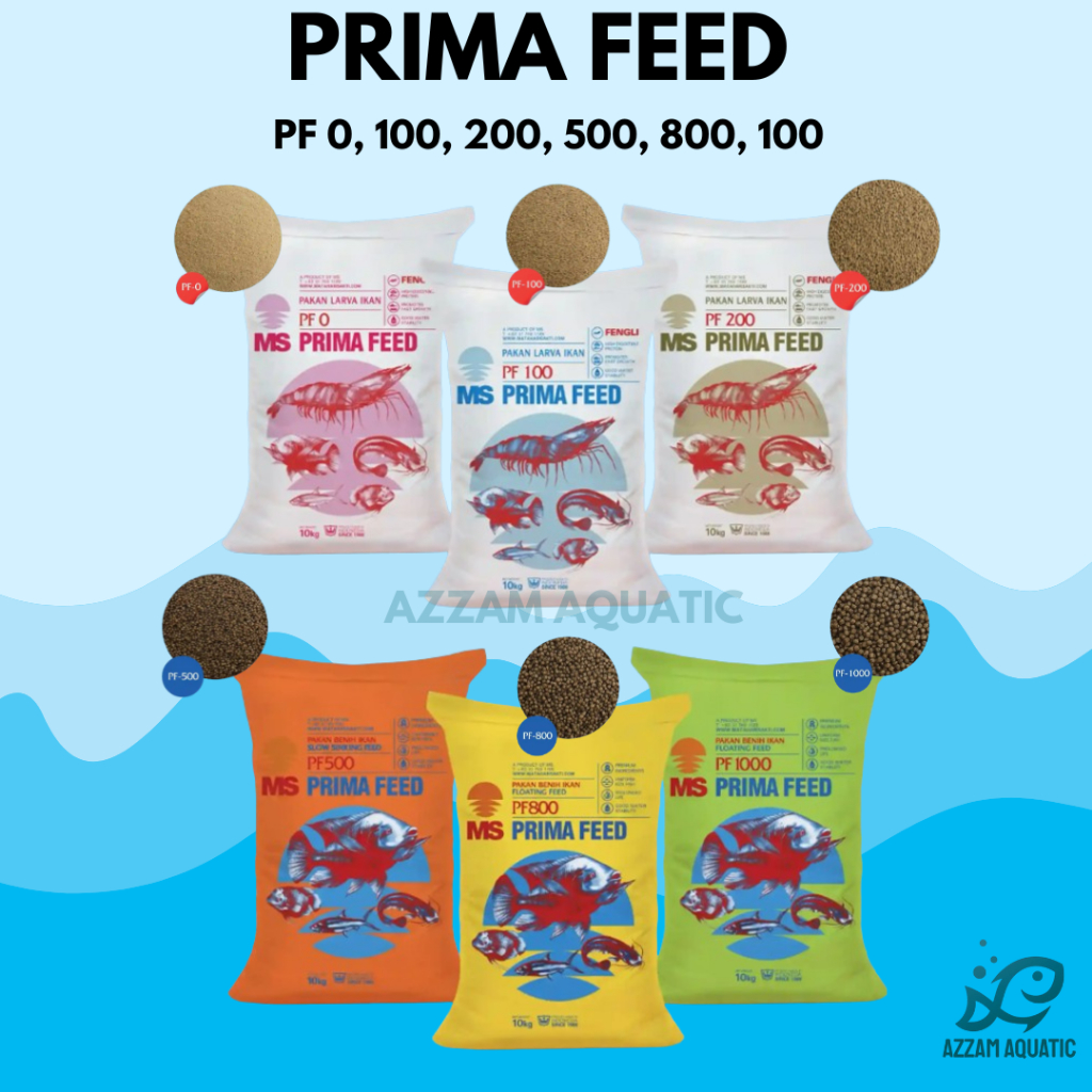 Jual PELET 500 GRAM PRIMA FEED PF 0 100 200 500 800 1000 PAKAN BENIH ...