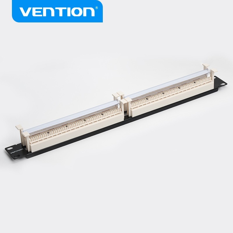 Jual Vention Telepon Patch Panel RJ11 25 Port for 1U 19 Inch Server Rack Telephone Cable ...