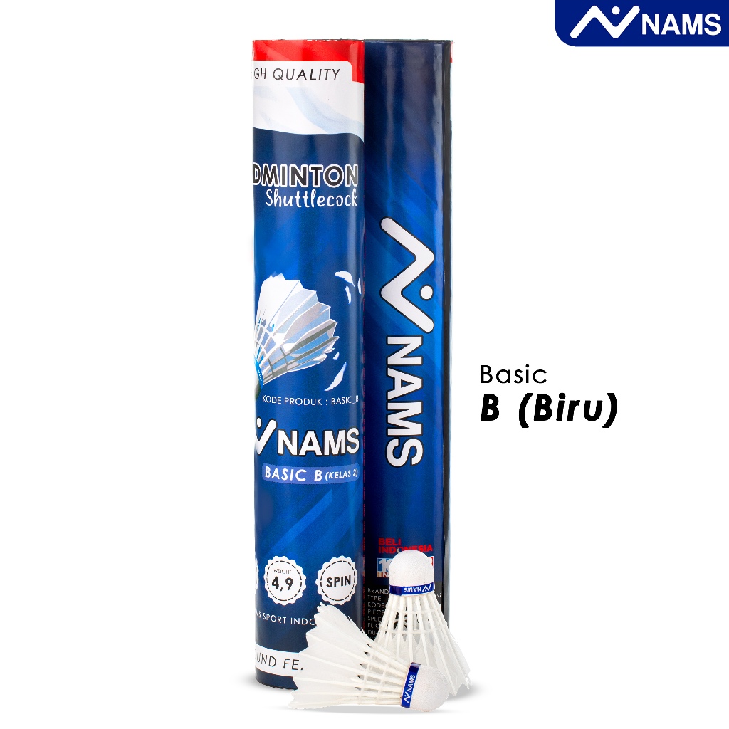 Jual Nams Shuttlecock Basic B Biru / Kok Badminton / Cock Bulutangkis ...