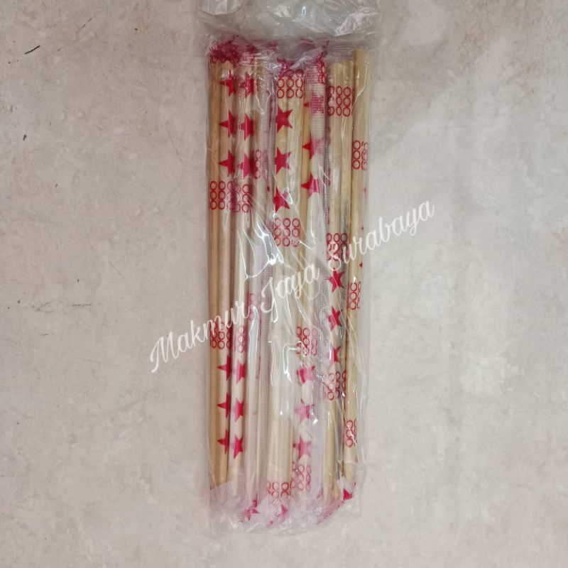 Jual Sumpit Bambu Steril 20 pasang / Sumpit Kayu isi 20 pasang | Shopee ...