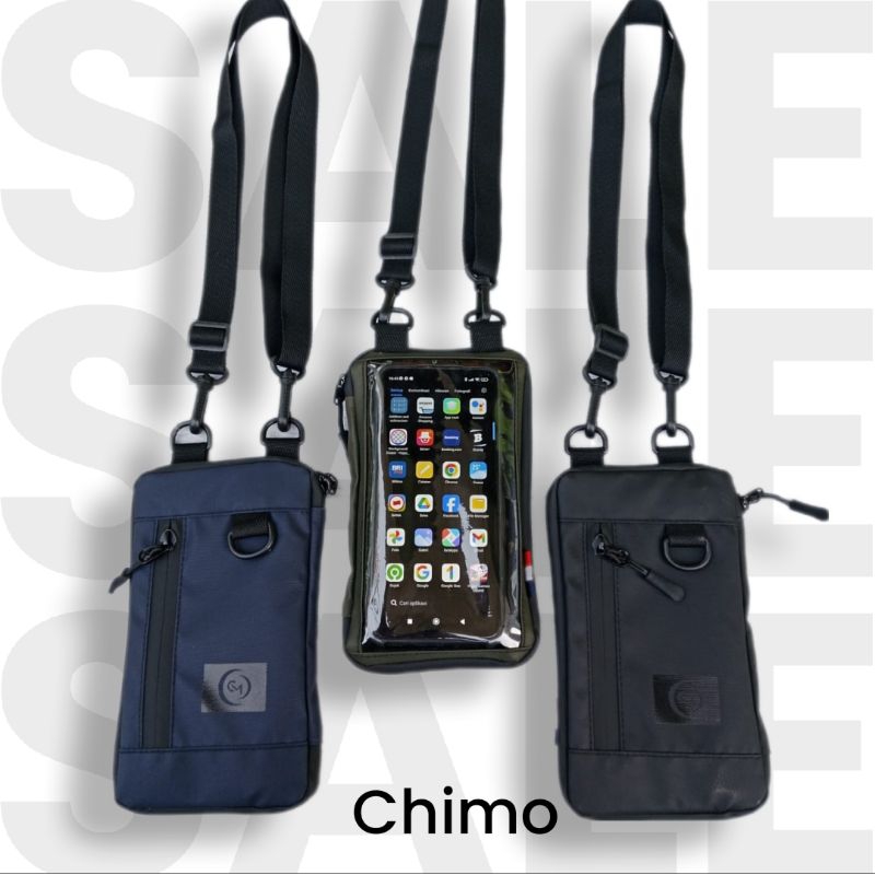 Jual Tas Leher Hanging Wallet Waterproof Anti Air Tas Hp Chimo | Shopee ...