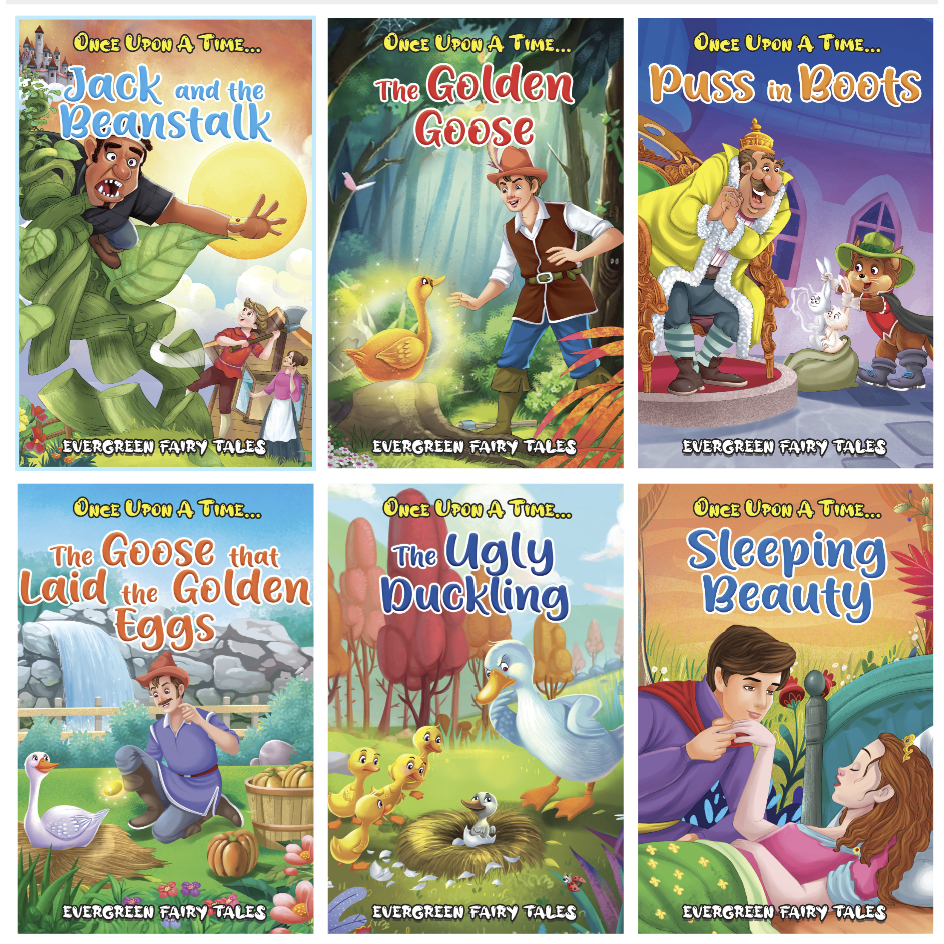 Jual [Mind To Mind] Evergreen Fairy Tales English Story Books Preschool ...