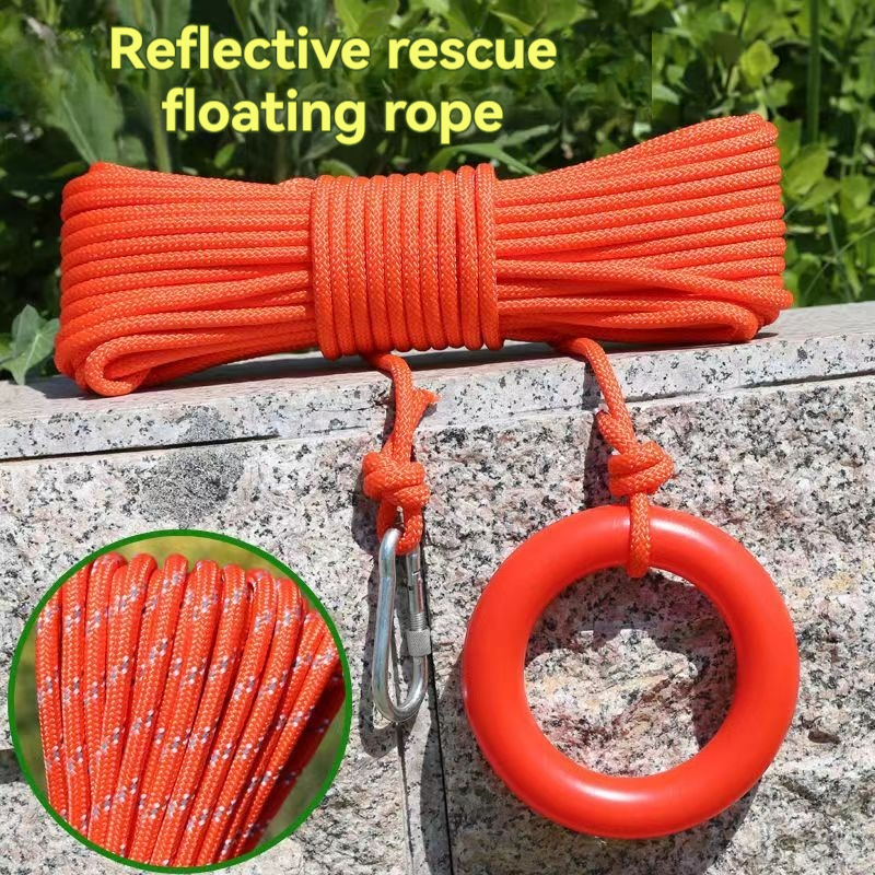 Jual 10MMProfessional floating rope water life rope rescue boat with ...