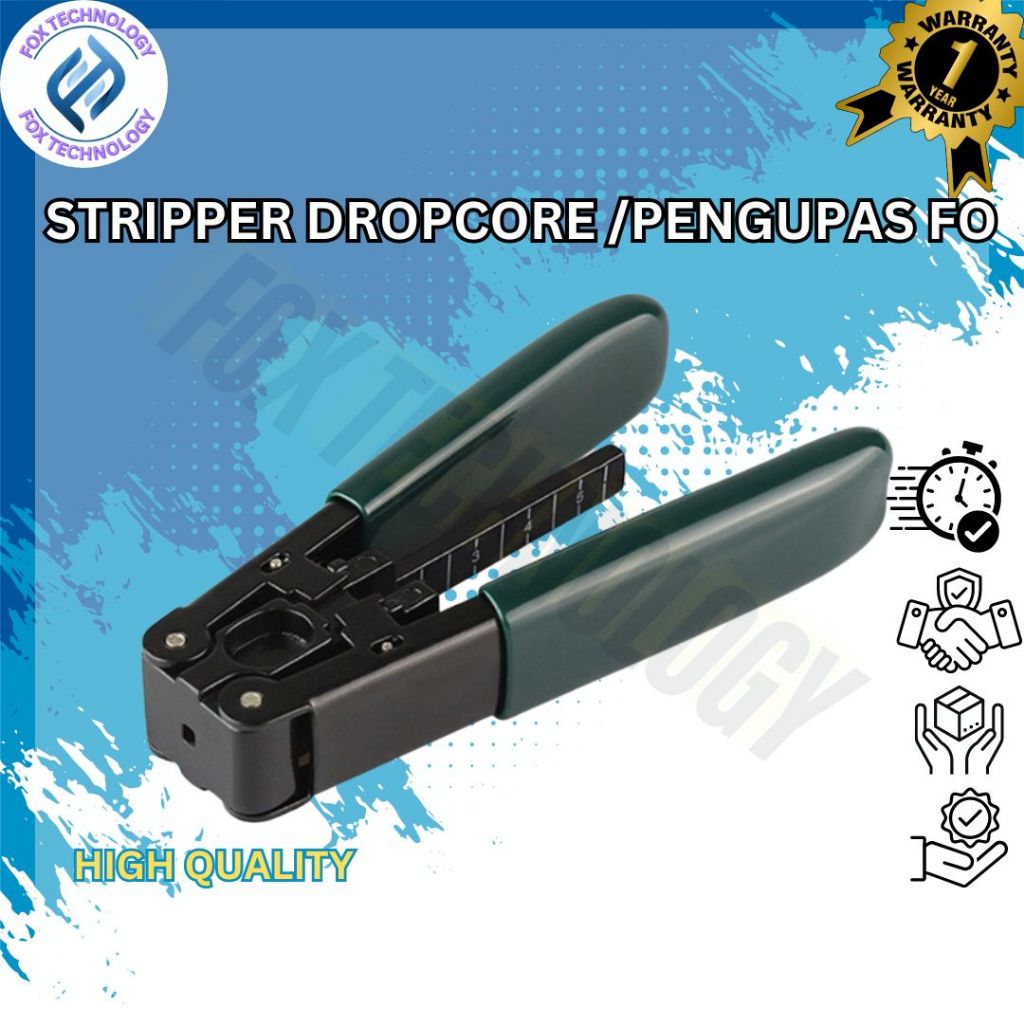 Jual [𝐁𝐄𝐒𝐓 𝐐𝐔𝐀𝐋𝐈𝐓𝐘] Drop Cable Stripper FTTH FO Tool Drop Stripper ...