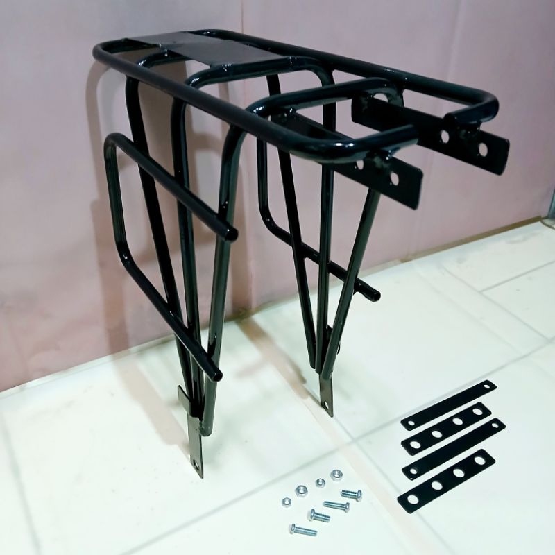 Jual Boncengan Belakang Sepeda Besi Hitam Cat Powder Coating | Shopee ...