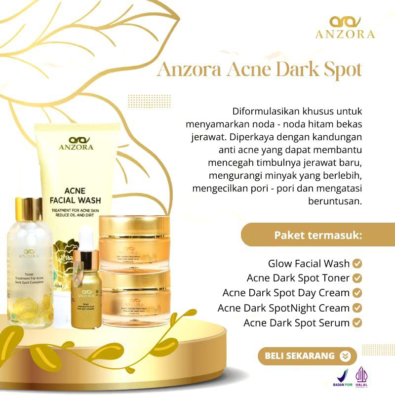 Jual ANZORA SKINCARE/Anzora ADS skincare paket klinik/bpom | Shopee ...