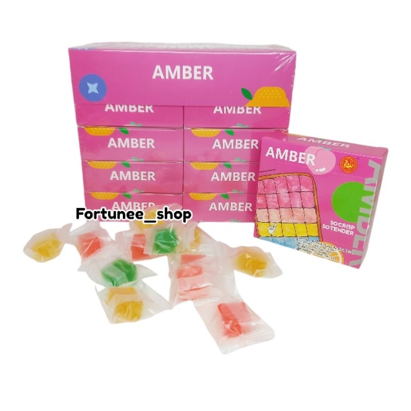 Jual Amber Chewy Candy / Permen Kristal Rasa Buah / Permen Chewy Kenyal ...