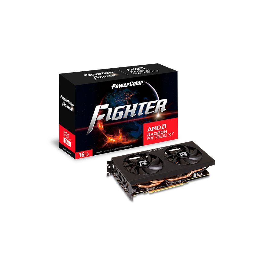 Jual VGA POWERCOLOR RADEON RX 7600 XT FIGHTER 16GB GDDR6 - Powercolor ...