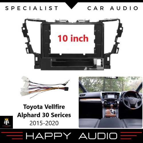Jual Frame Head Unit 10 inch Toyota Alphard / Vellfire 2015-2020 HQ ...