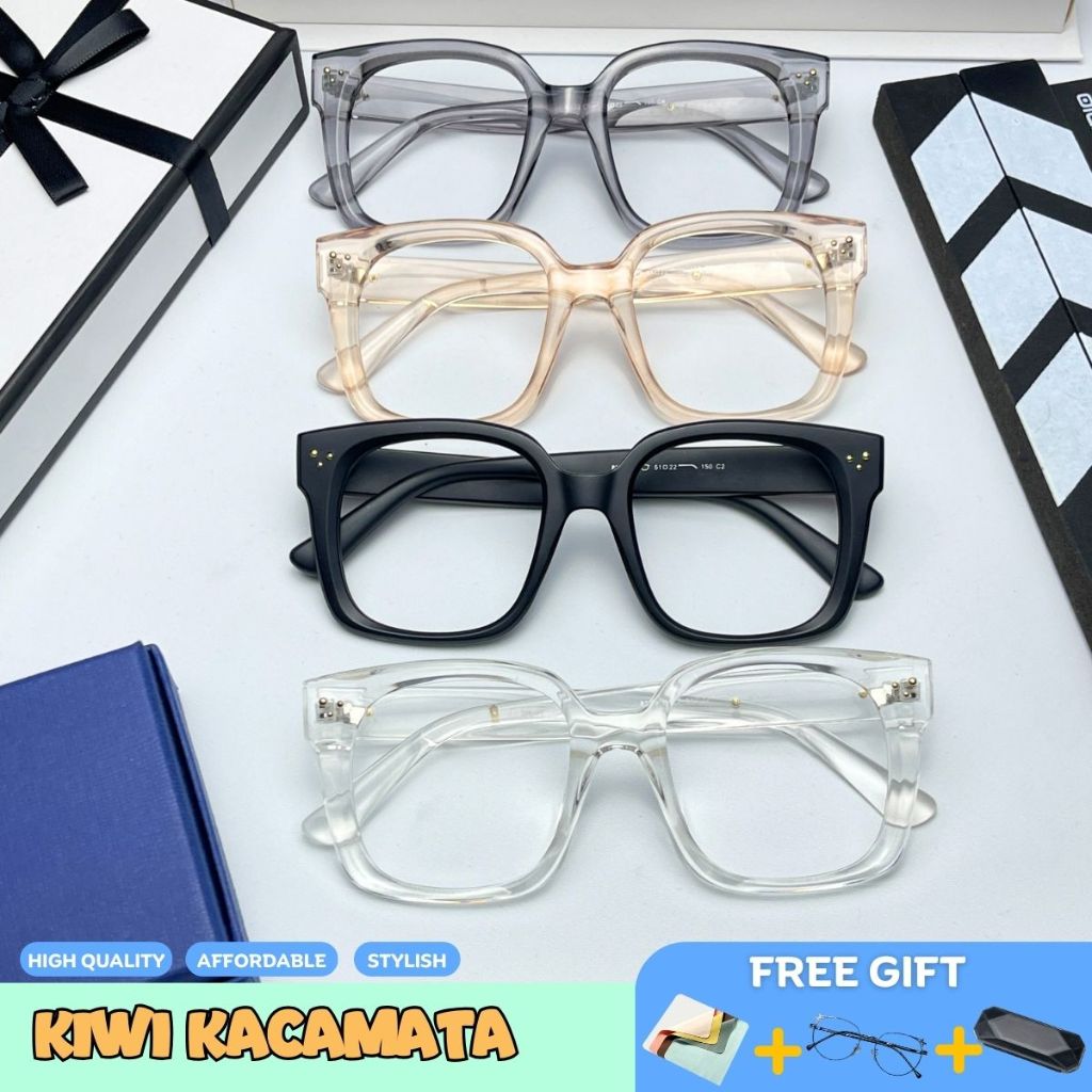 Jual Kiwi kacamata Frame kacamata fashion terbaru buat muka chubby ...