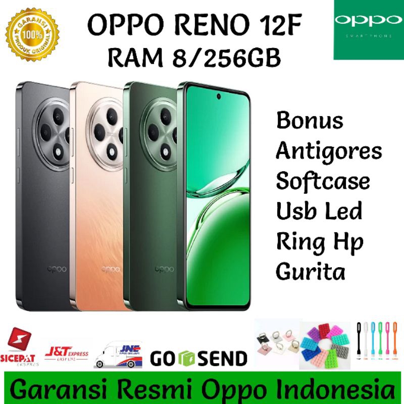 Jual OPPO RENO 12F 4G 8/256GB GARANSI RESMI OPPO INDONESIA | Shopee ...