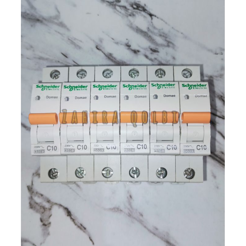 Jual mcb schneider 1p C2 C4 C6 C10 C16 C20 C25 C32 C40 | Shopee Indonesia