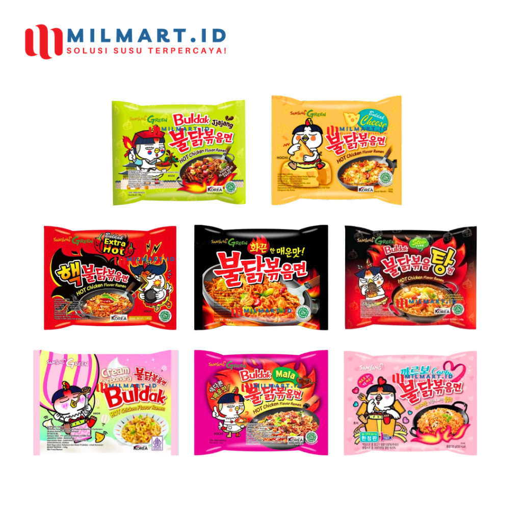 Jual SAMYANG BULDAK HOT RAMEN QUARTTRO CHEESE INSTAN NOODLES MIE ...